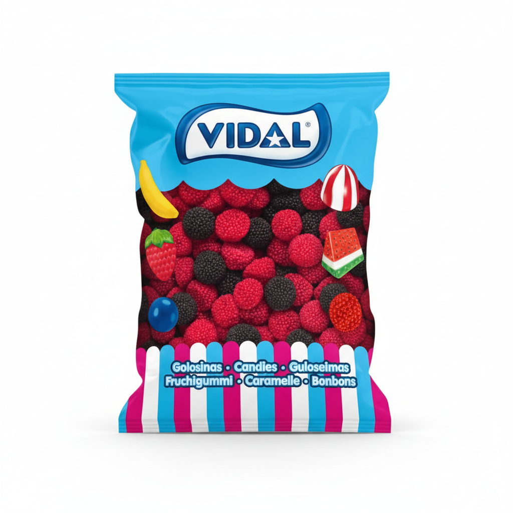 Moras de Chuche MONO BANANO 1kg | Golosinas Sabor Mora S/G ...